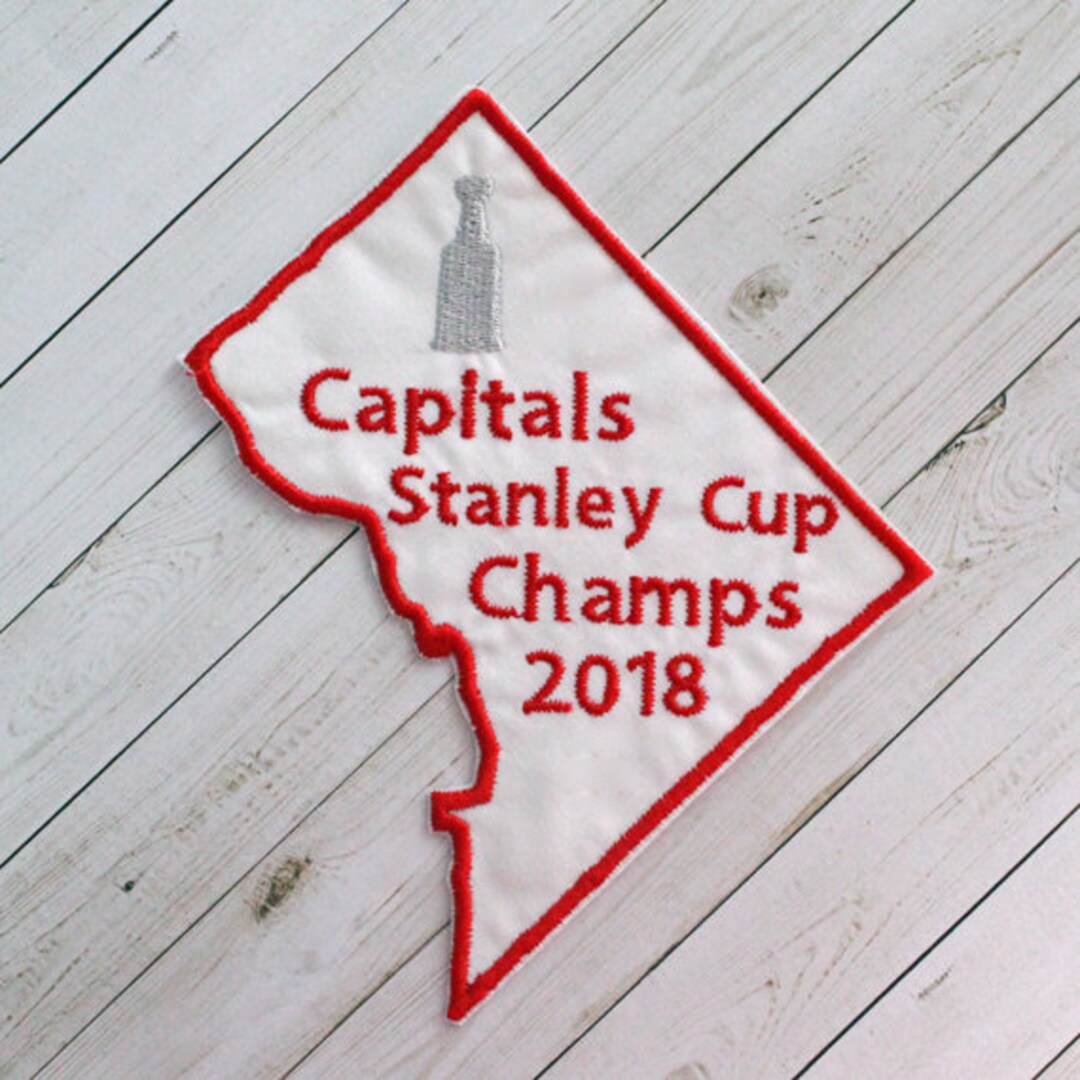 Capitals Stanley Cup Patch Capitals Iron on Patch Capitals - Etsy