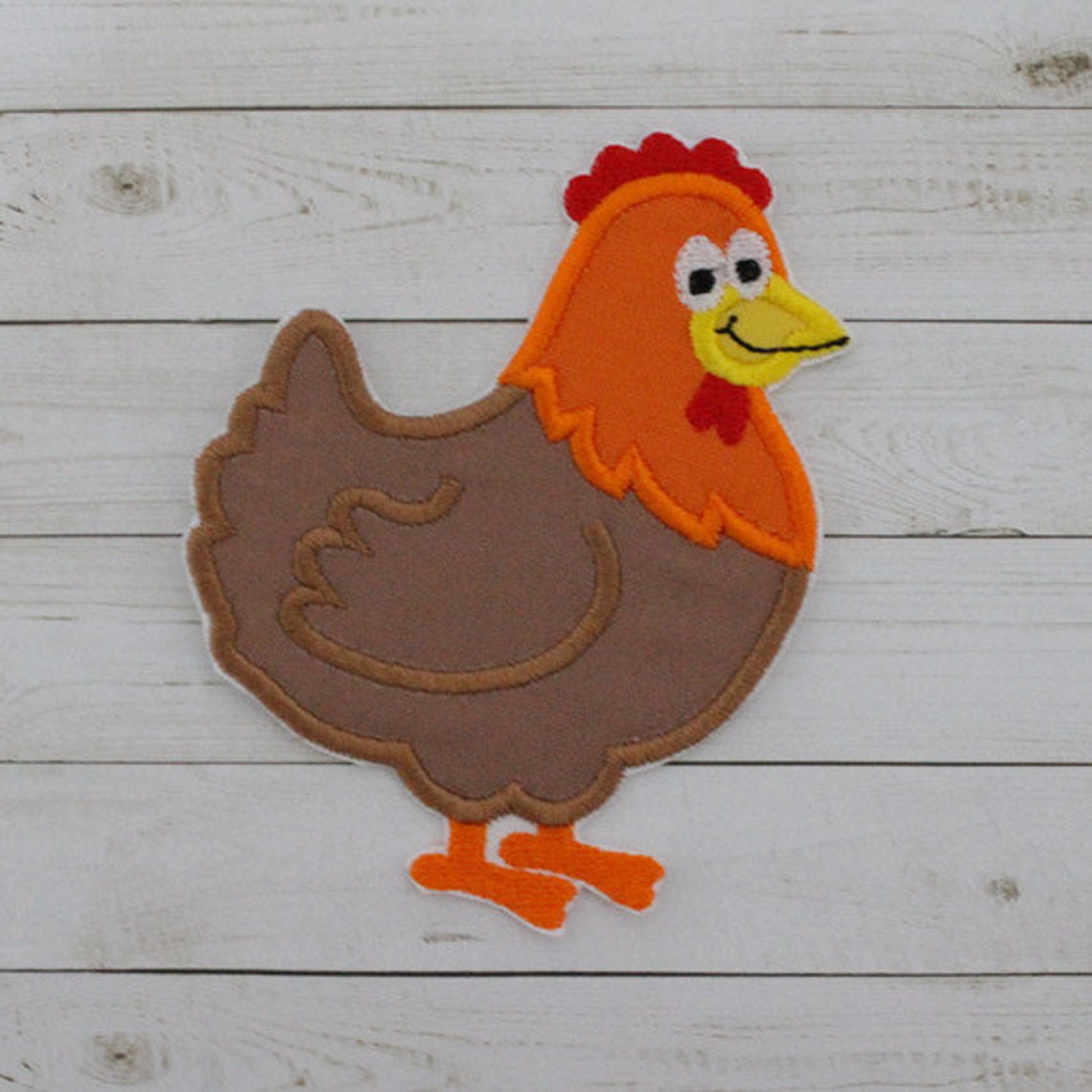 Hen Patch Chicken Patch Free Shipping Hen Applique - Etsy