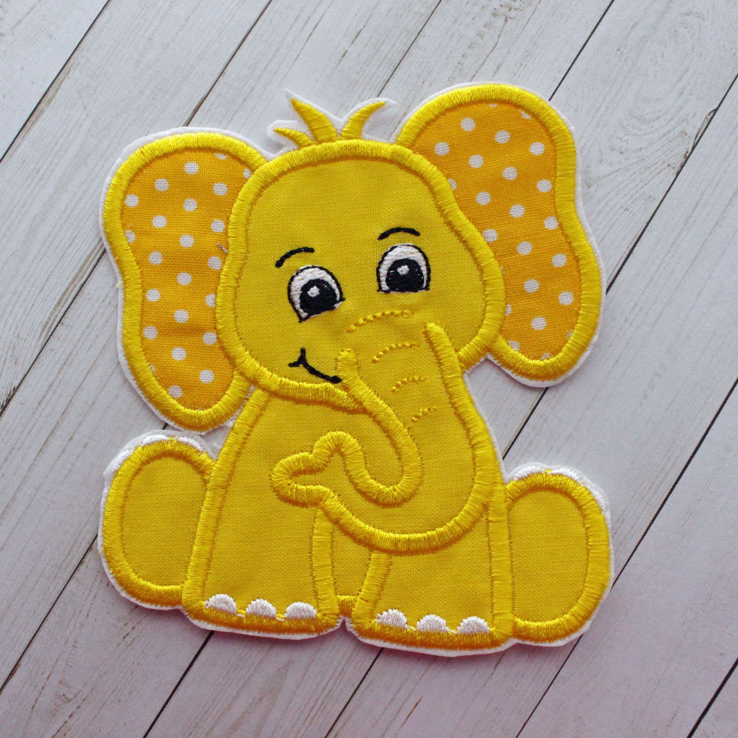 Baby Elephant Iron on Patch Pick A Color - Etsy