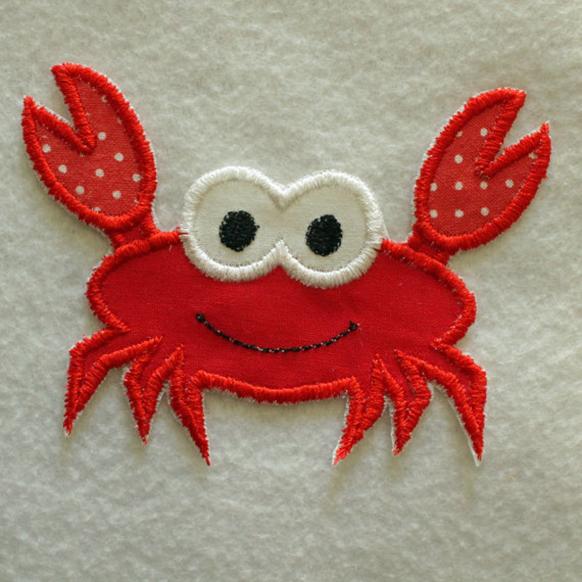 Crab Patch Sea Crab Applique Embroidered Lobster Iron on - Etsy