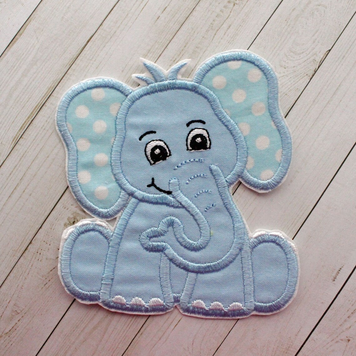 Baby Elephant Iron on Patch Pick A Color - Etsy