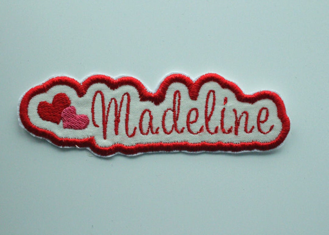 Valentine Iron on Patch, Valentines Day Patch Name Patch, Personalized ...