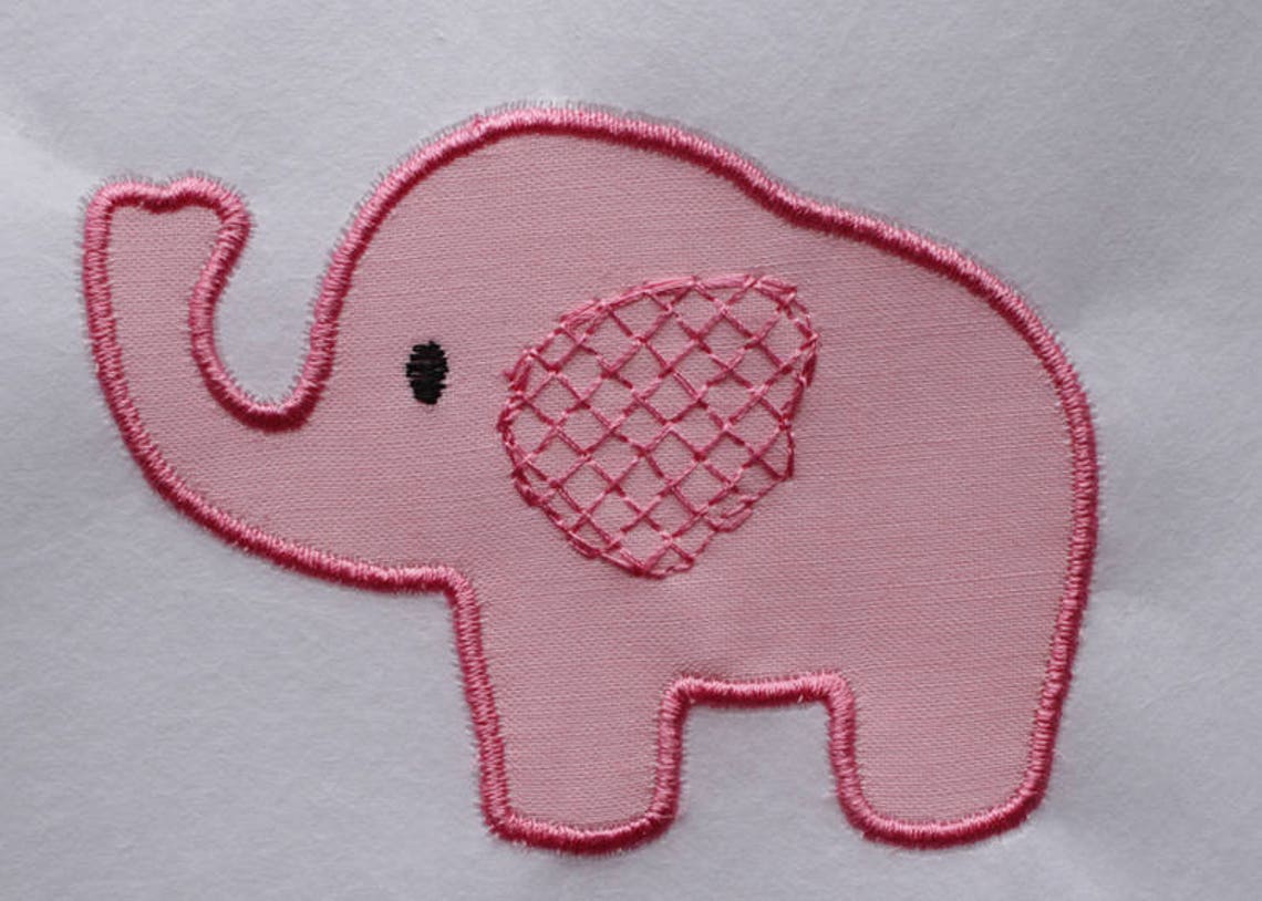 Elephant Patch, Elephant Applique, Embroidered Elephant, Iron on Patch ...