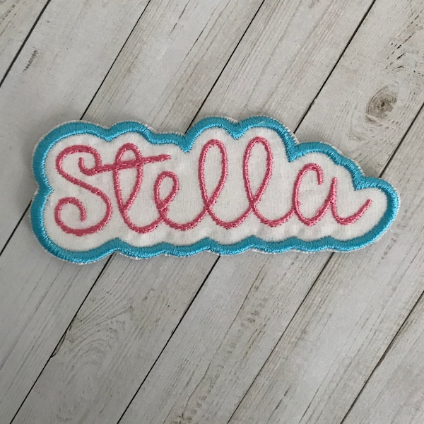 Applique Name - Etsy