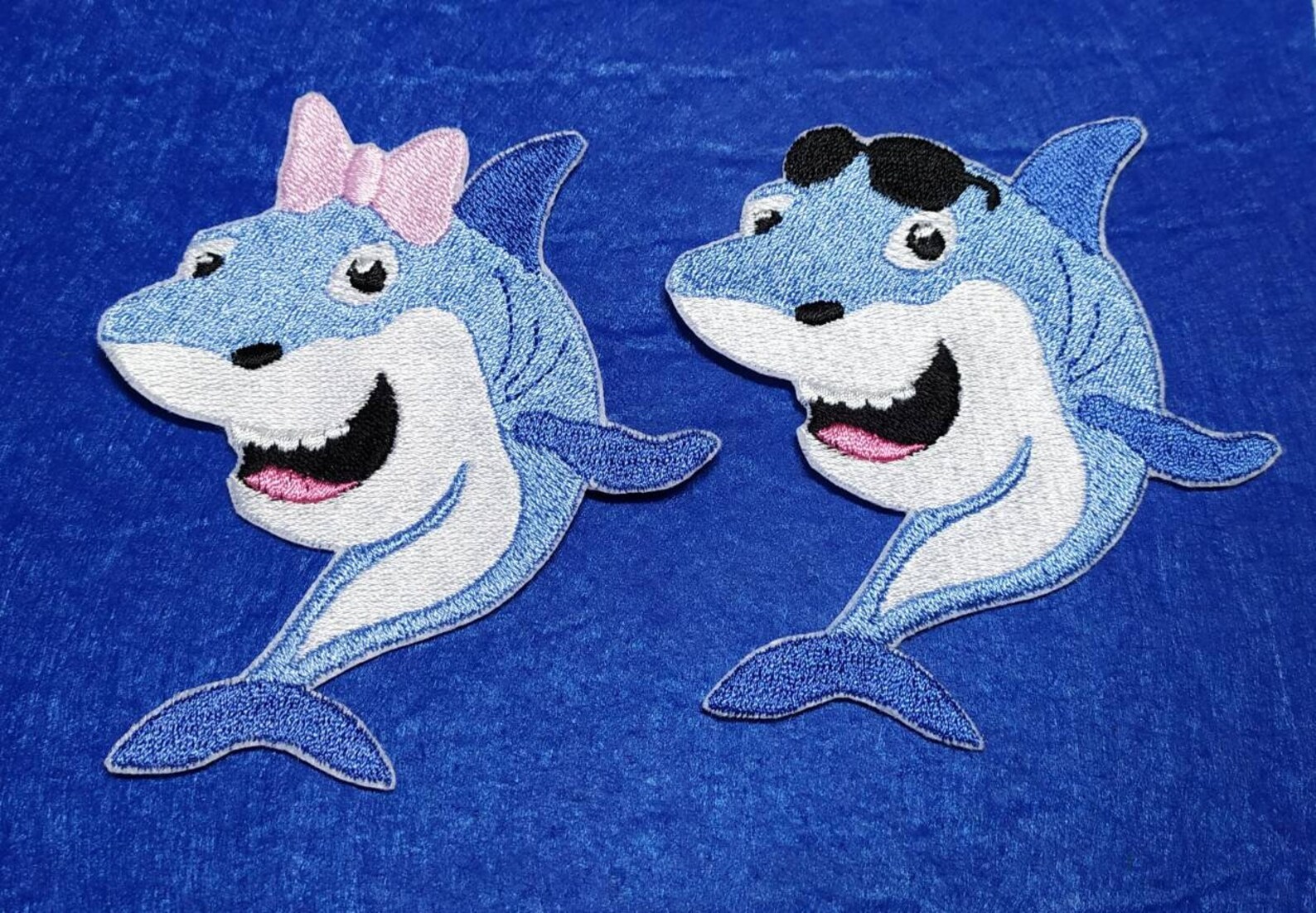 Shark Embroidered Patch Baby Shark Iron on Patch Embroidered - Etsy