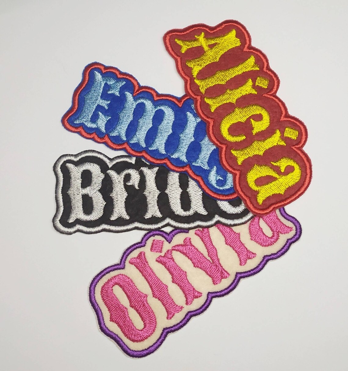 Custom Name Patch Personalized Name Patch Embroidered Iron - Etsy UK