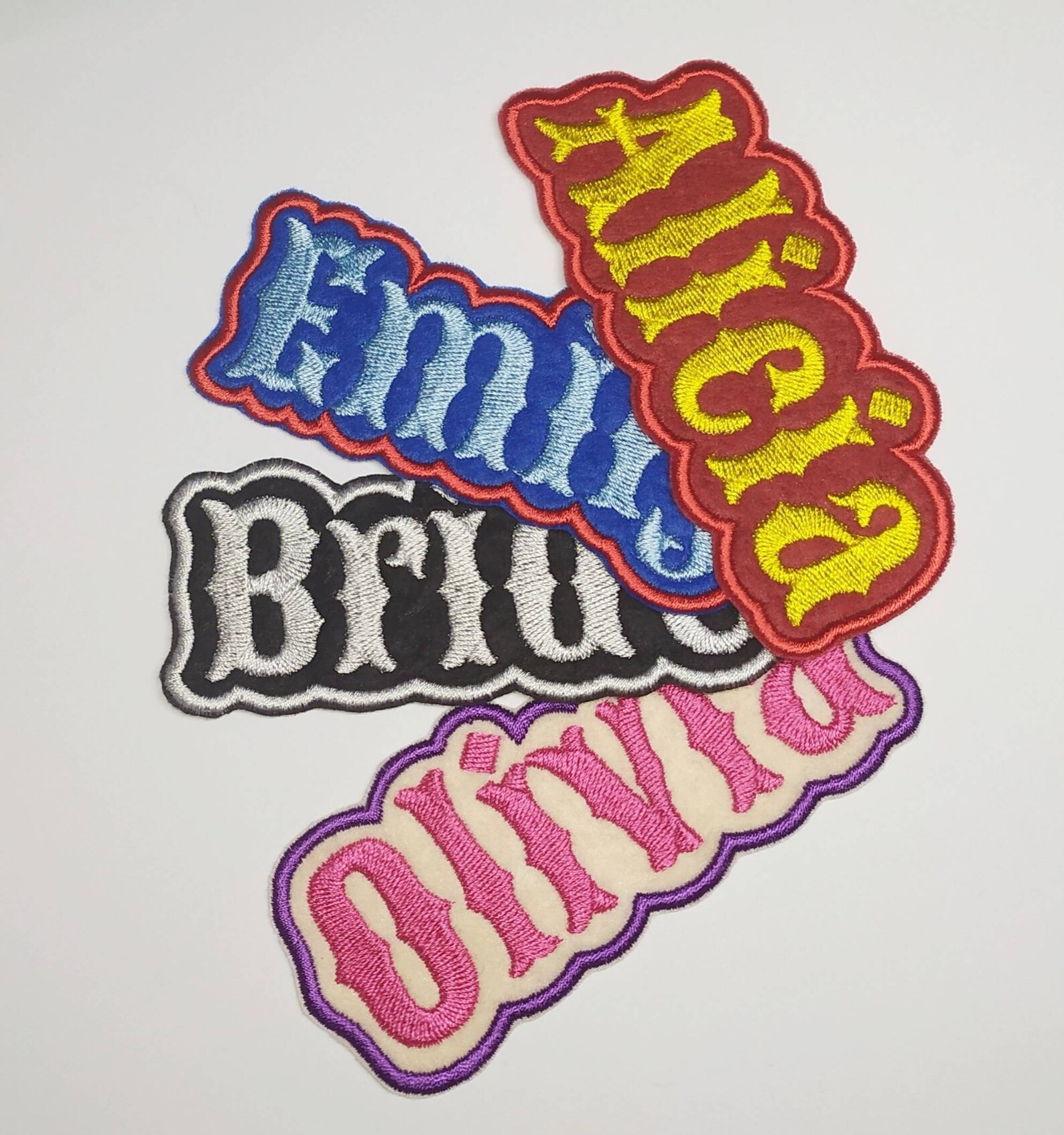 Custom Name Patch Personalized Name Patch Embroidered Iron - Etsy