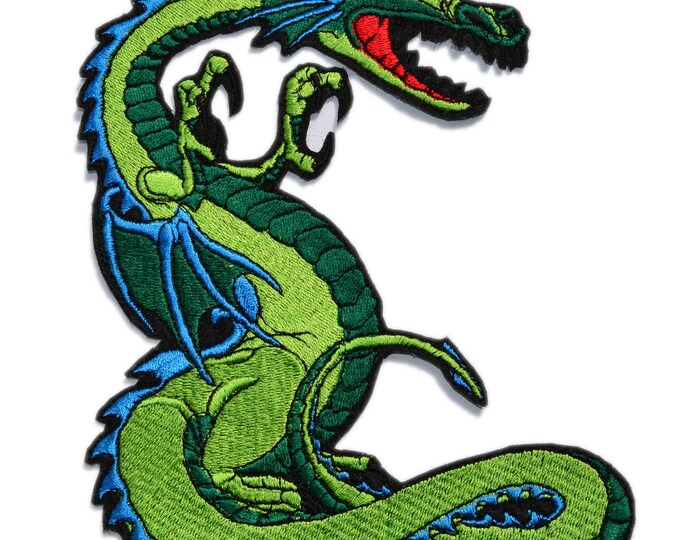Big Embroidered Dragon Patches Dragon Patches Patch Iron on | Etsy