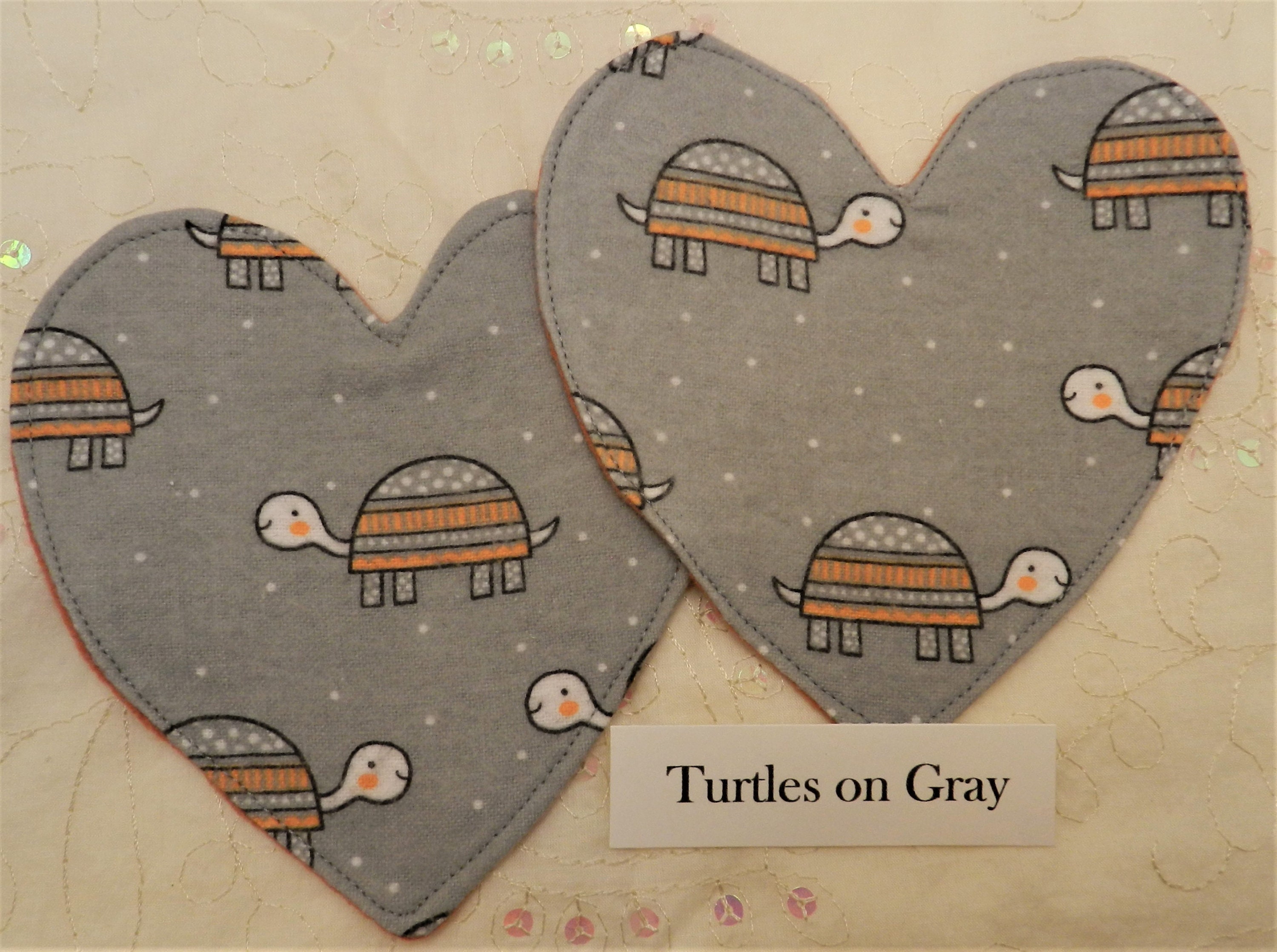 Newborn NICU Bonding Heart, Mother's Scent set of 2 Flannel Hearts ...