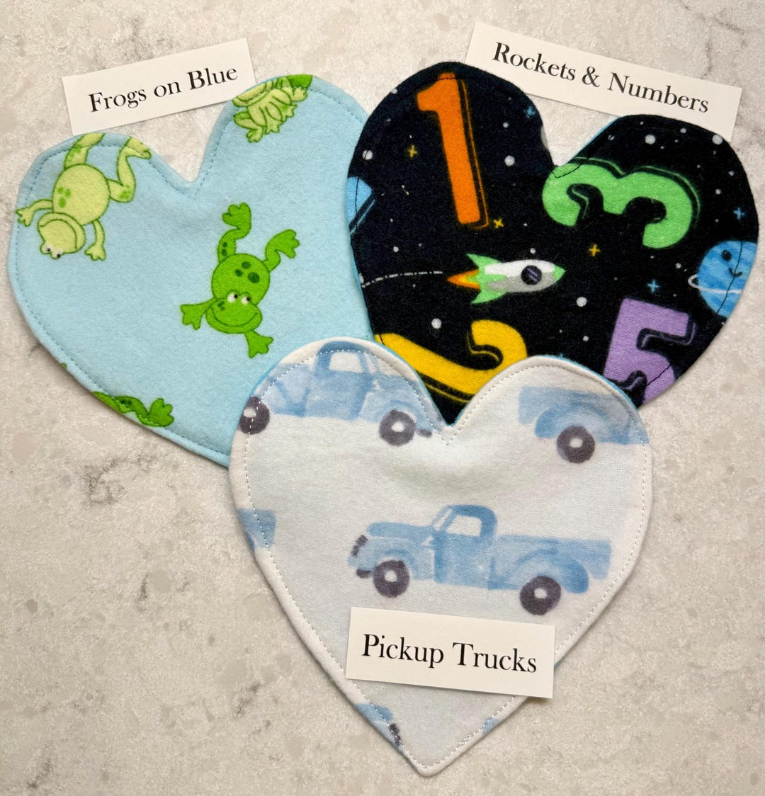 Newborn Boy NICU Bonding Heart, Mother's Scent (set of 2) Flannel ...