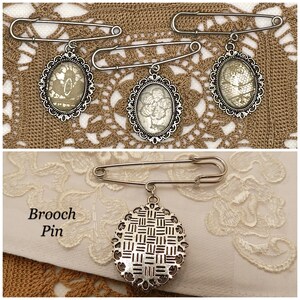 Bridal Bouquet Wrap Memory Brooch Pin Bride Keepsake - Etsy