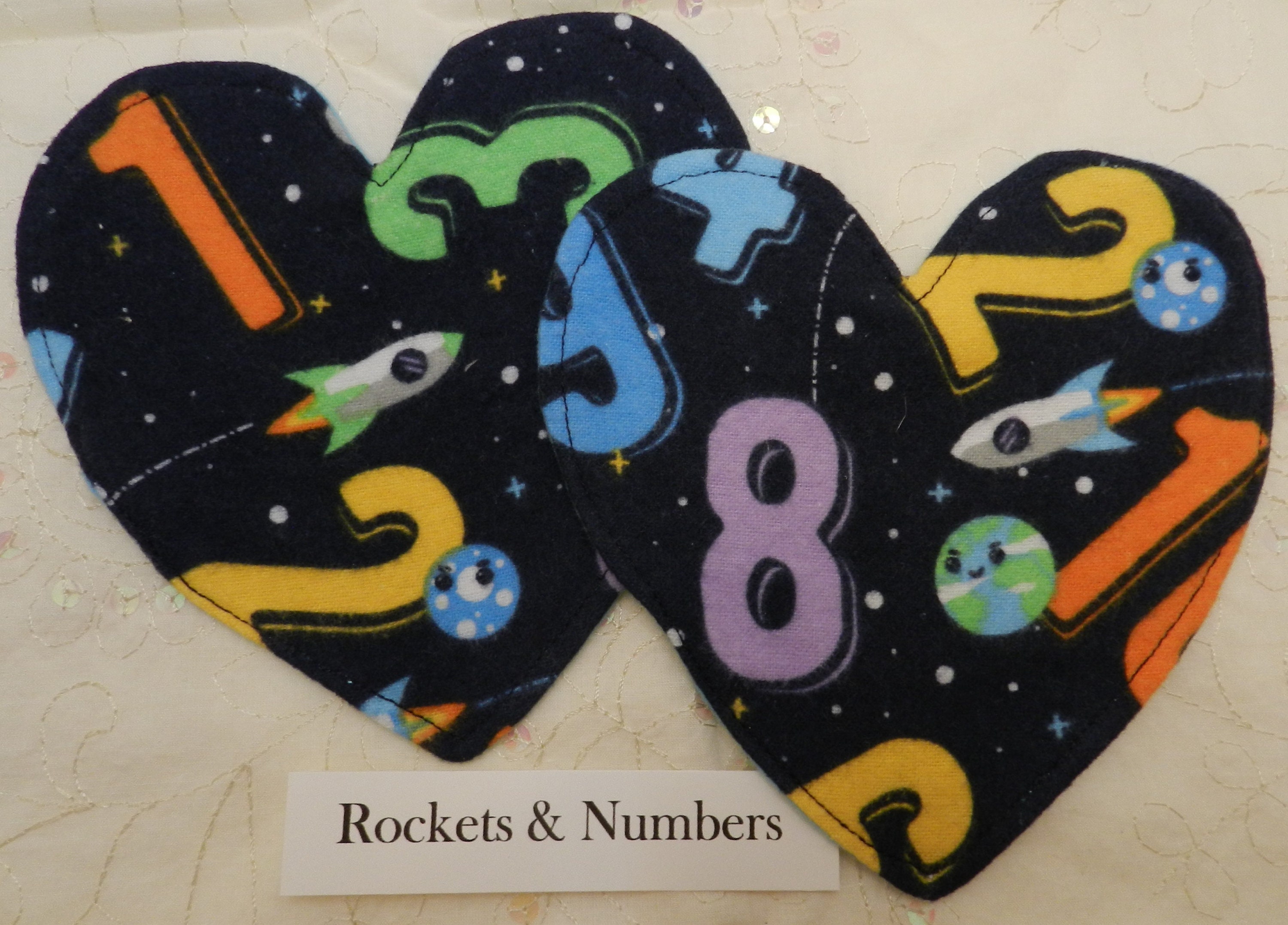 Newborn Boy NICU Bonding Heart, Mother's Scent set of 2 Flannel Hearts ...