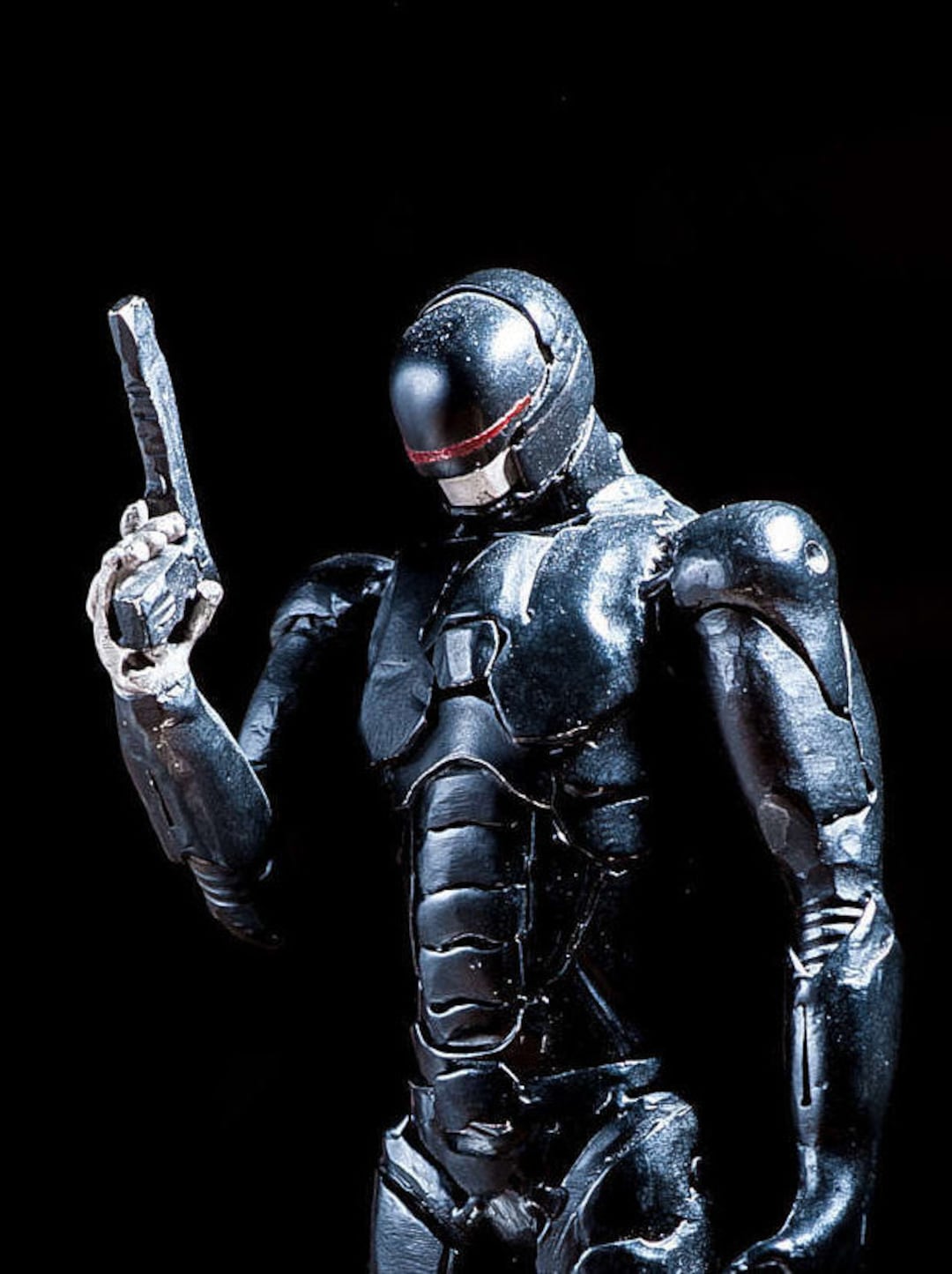 Handmade Robocop Metal Sculpture: Stainless Steel Cyber Police Model - Etsy