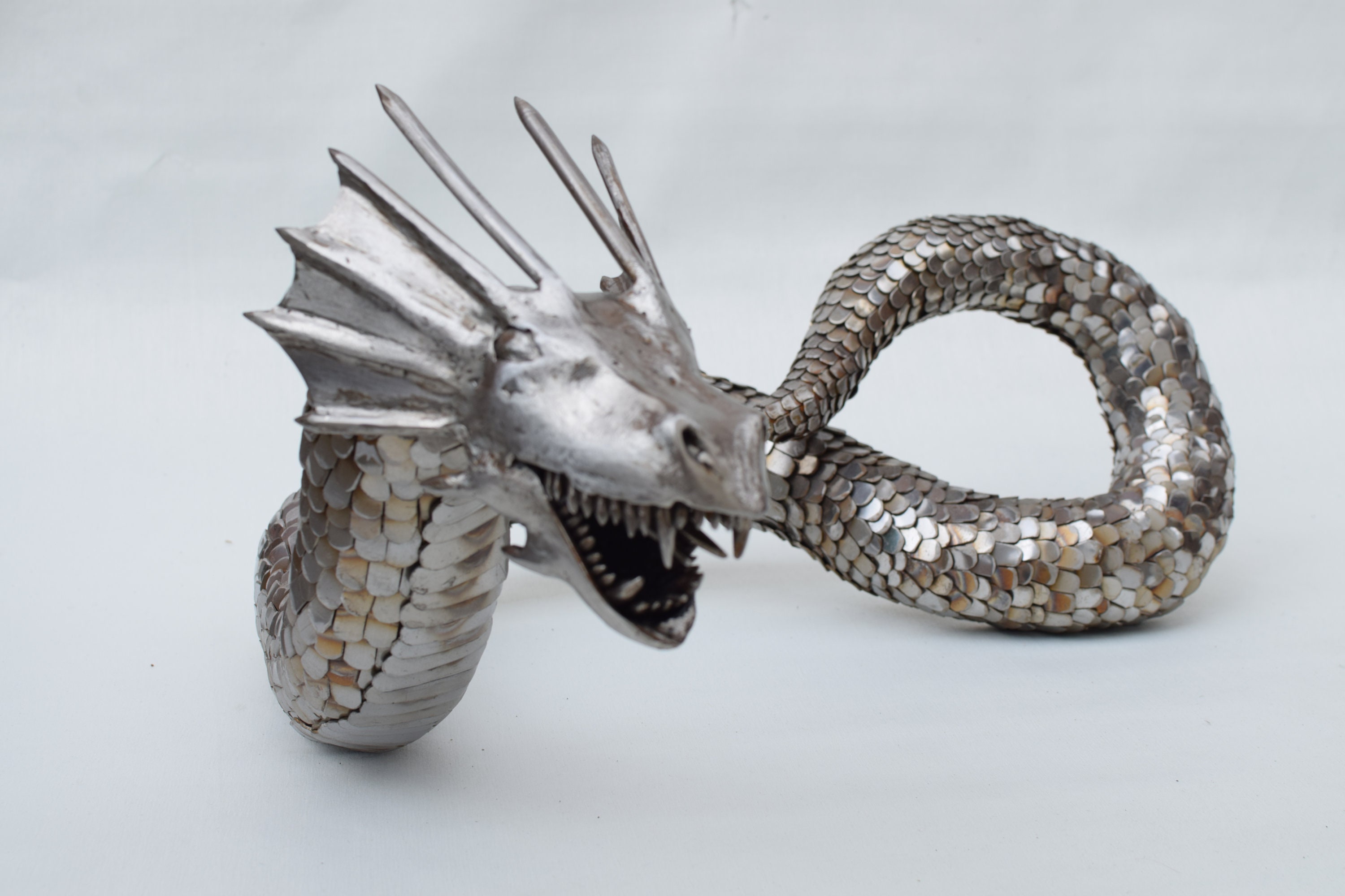 Snake Metal Art Garden Sculpture Stainless Steel Decoration - Etsy UK