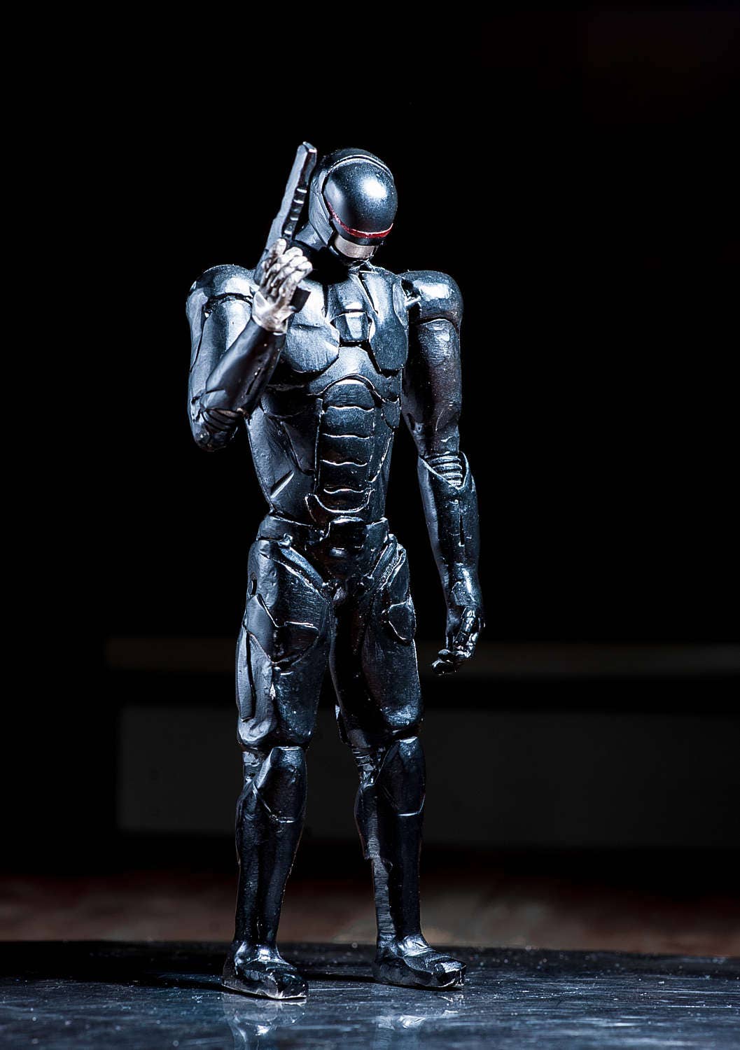 Handmade Robocop Metal Sculpture: Stainless Steel Cyber Police Model - Etsy