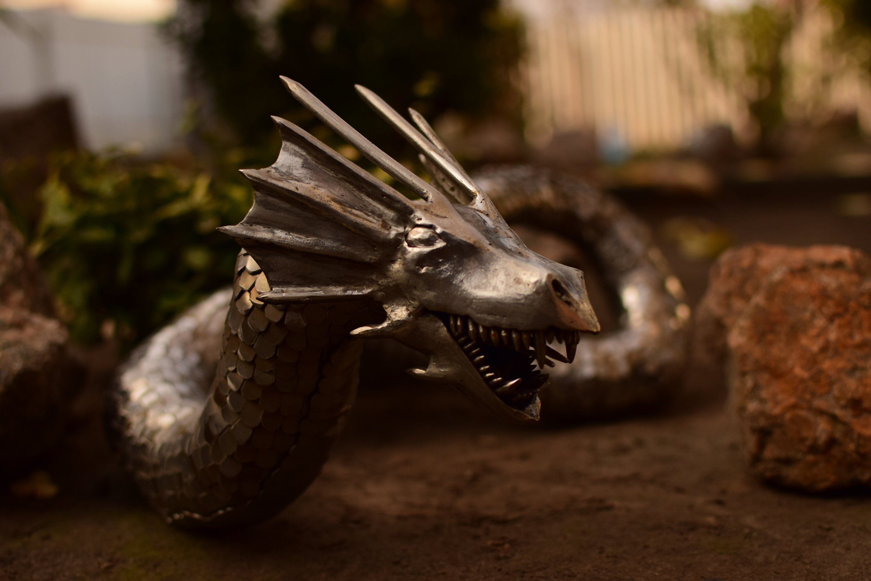 Snake Metal Art Garden Sculpture Stainless Steel Decoration - Etsy UK