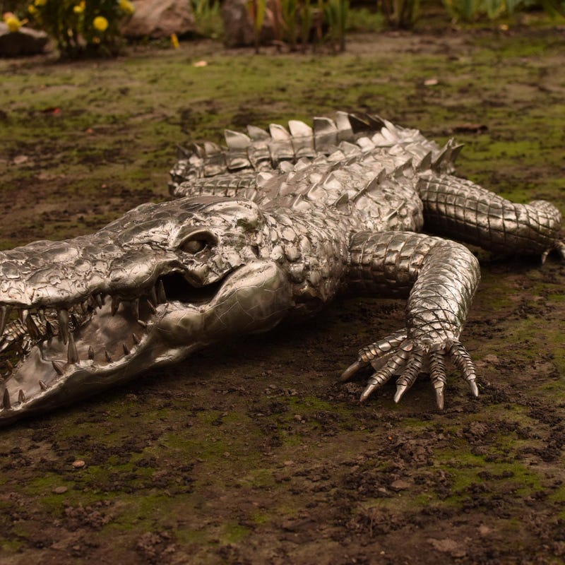 Alligator Statue - Etsy