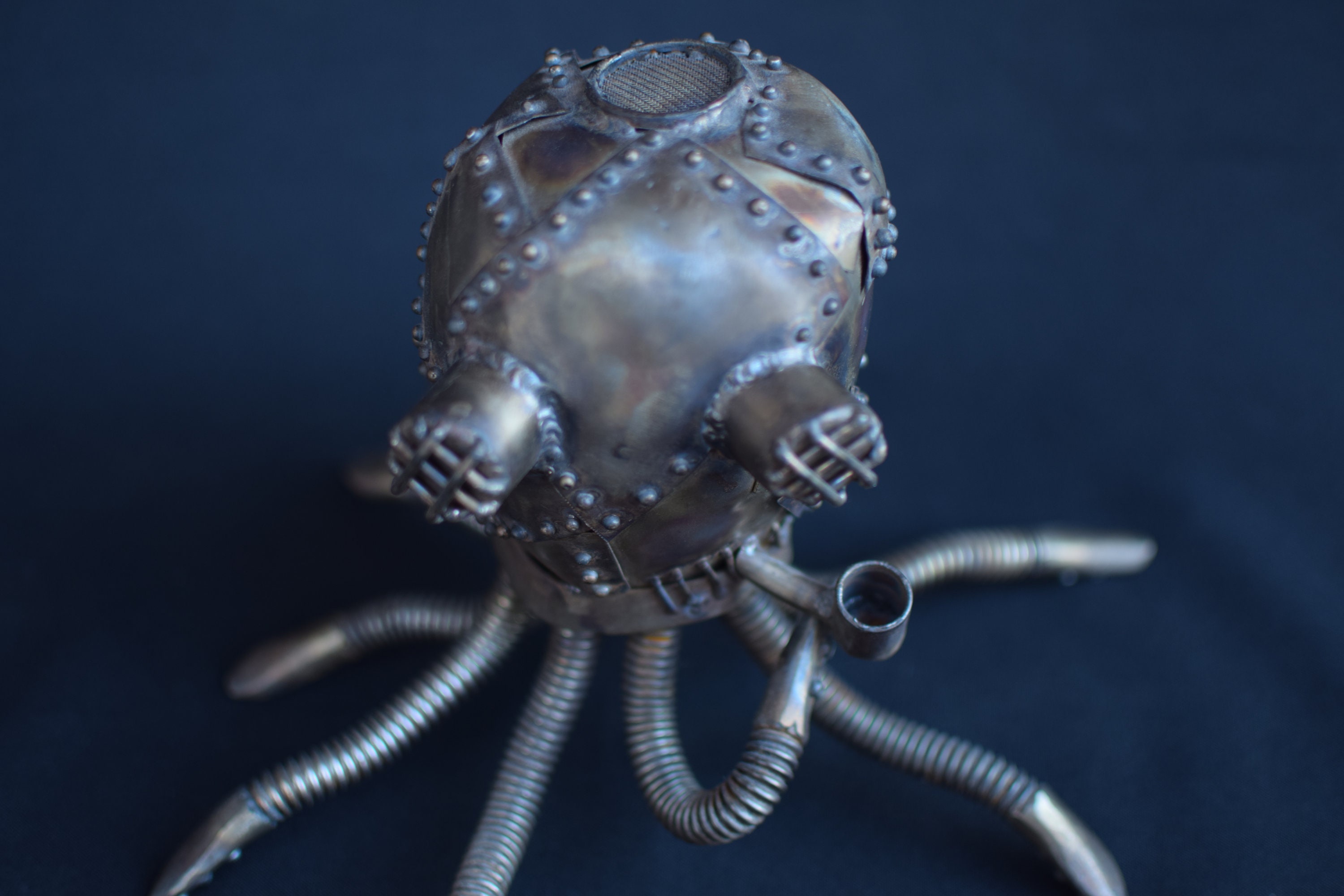 Octopus poulpe Stainless Steel Metal Sculpture Steampunk - Etsy