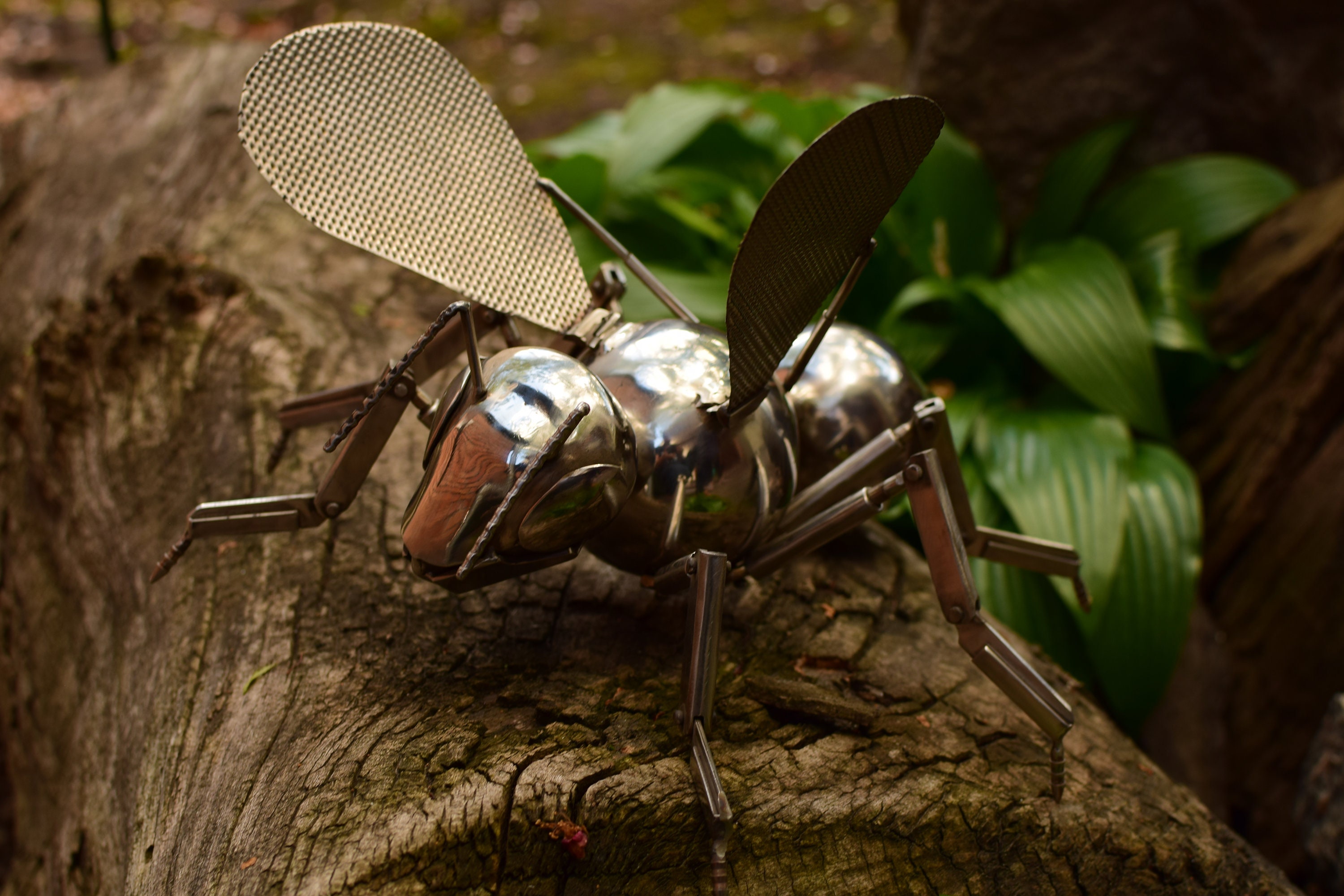 Bee Steampunk Stainless Steel Metal Sculpture - Etsy