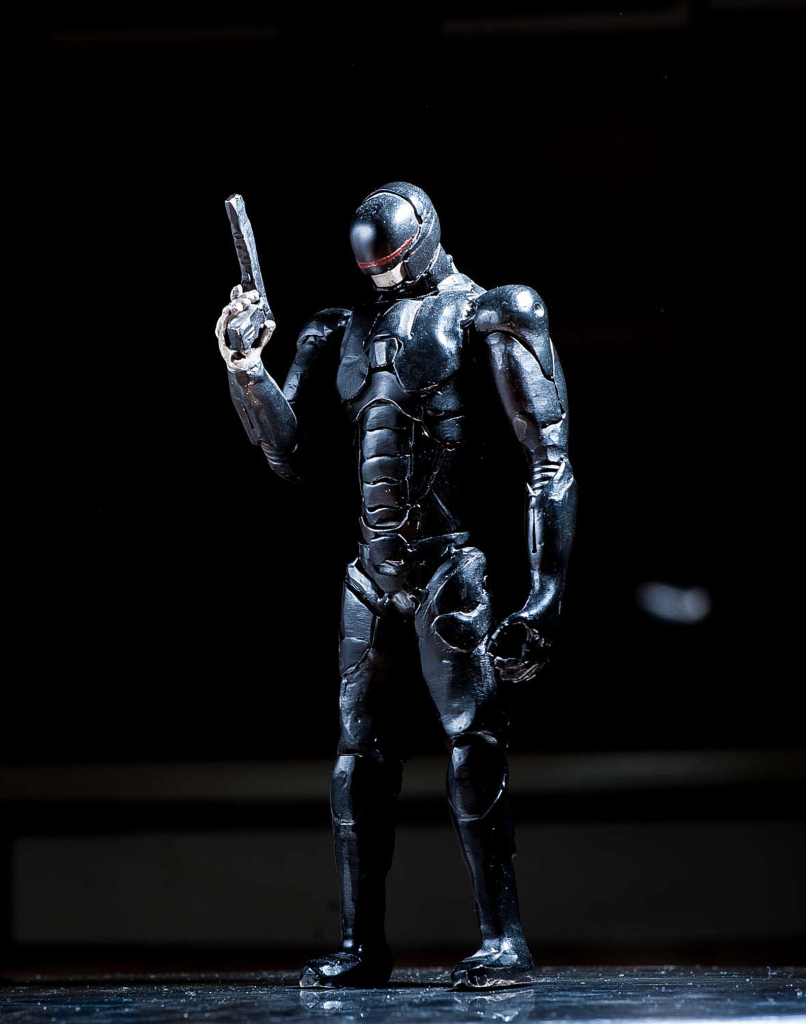 Handmade Robocop Metal Sculpture: Stainless Steel Cyber Police Model - Etsy