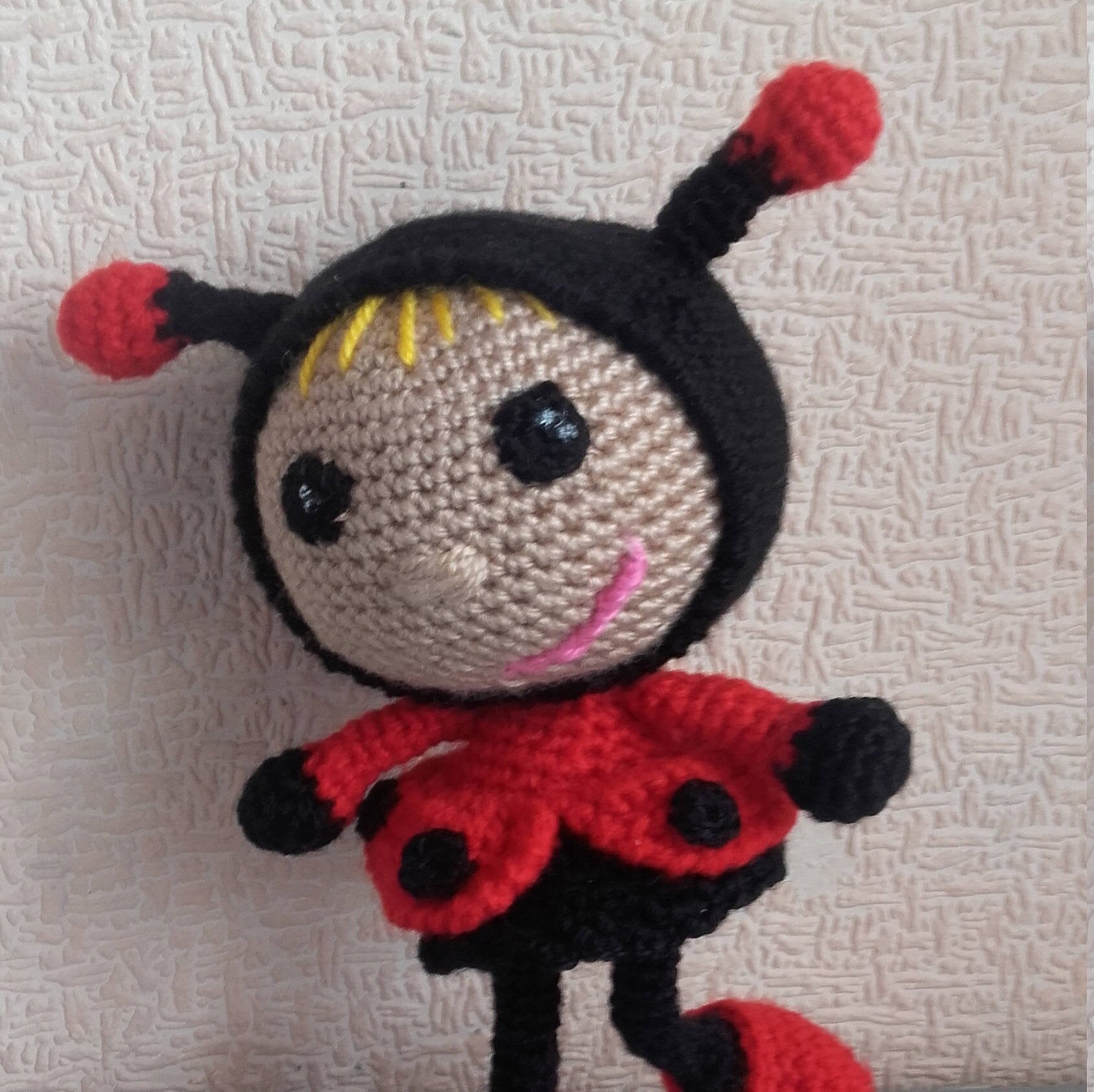 Lady Bug Crochet ladybug Amigurumi Soft toy Lady Bug doll | Etsy
