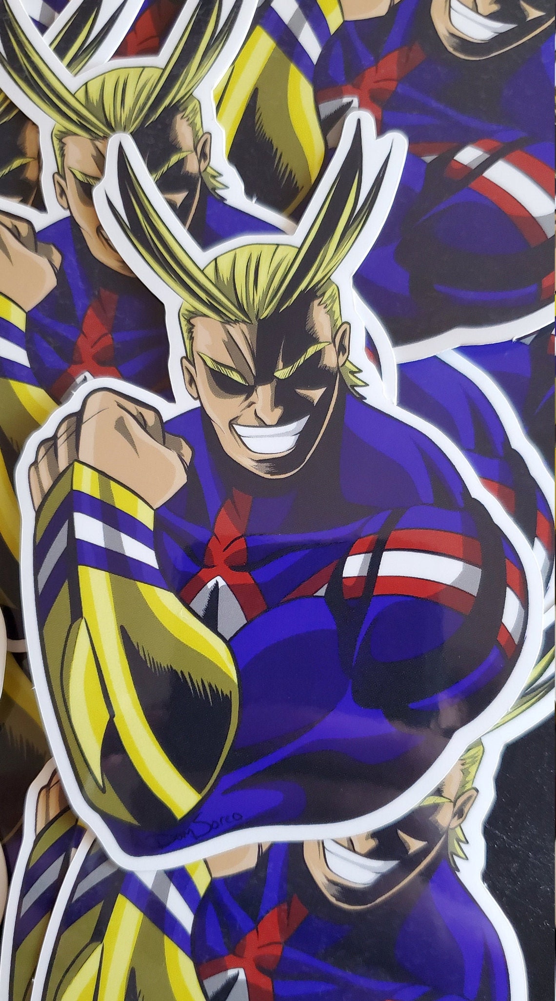 My Hero Academia All Might Vinyl Sticker | Etsy