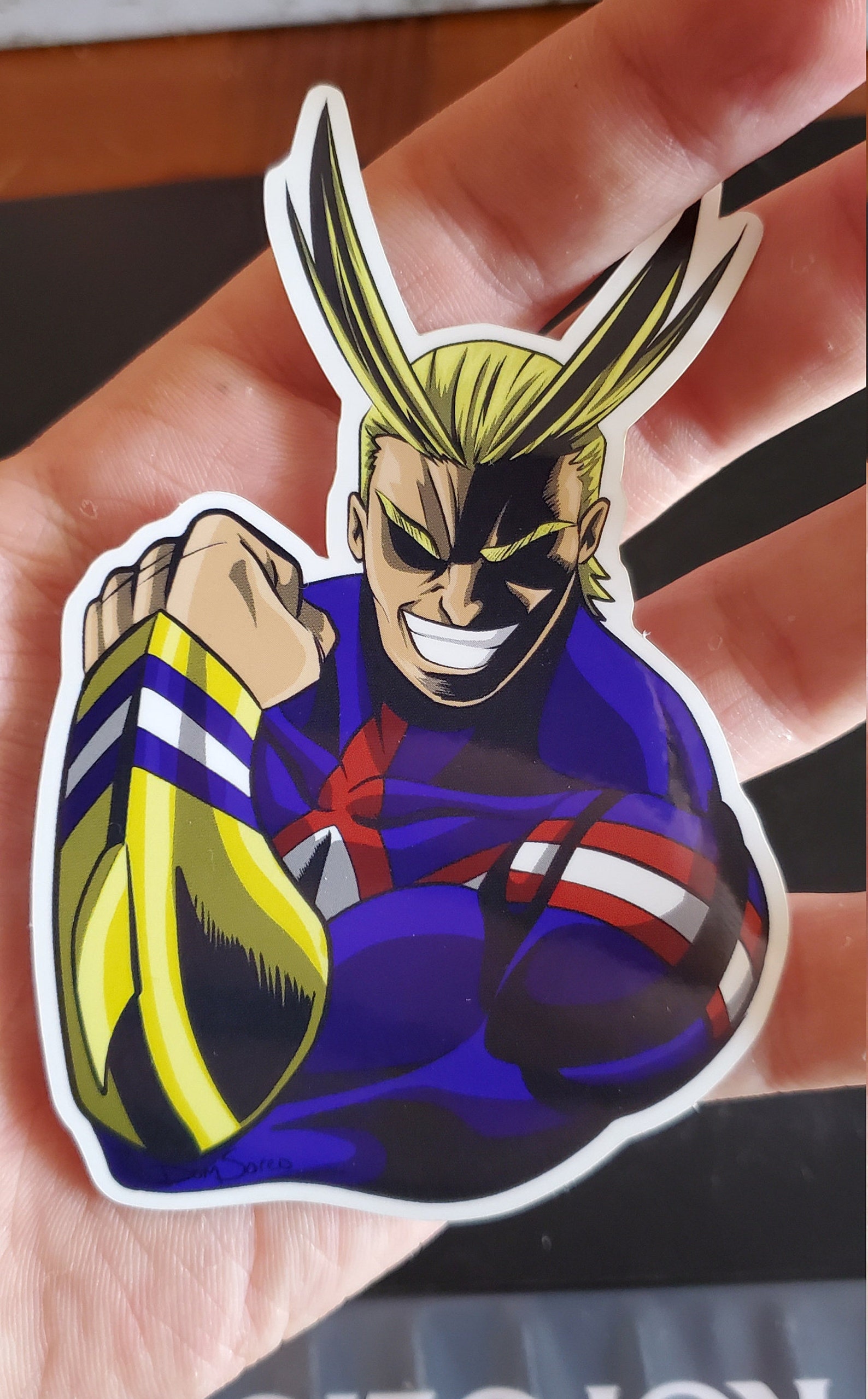 My Hero Academia All Might Vinyl Sticker | Etsy