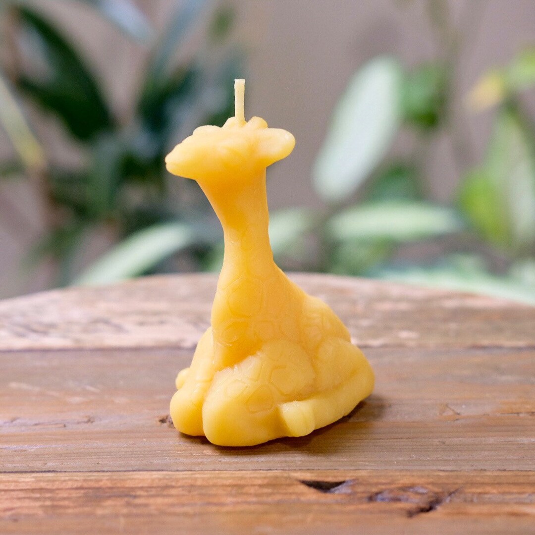 Beeswax Candle Giraffe Bébé - Etsy