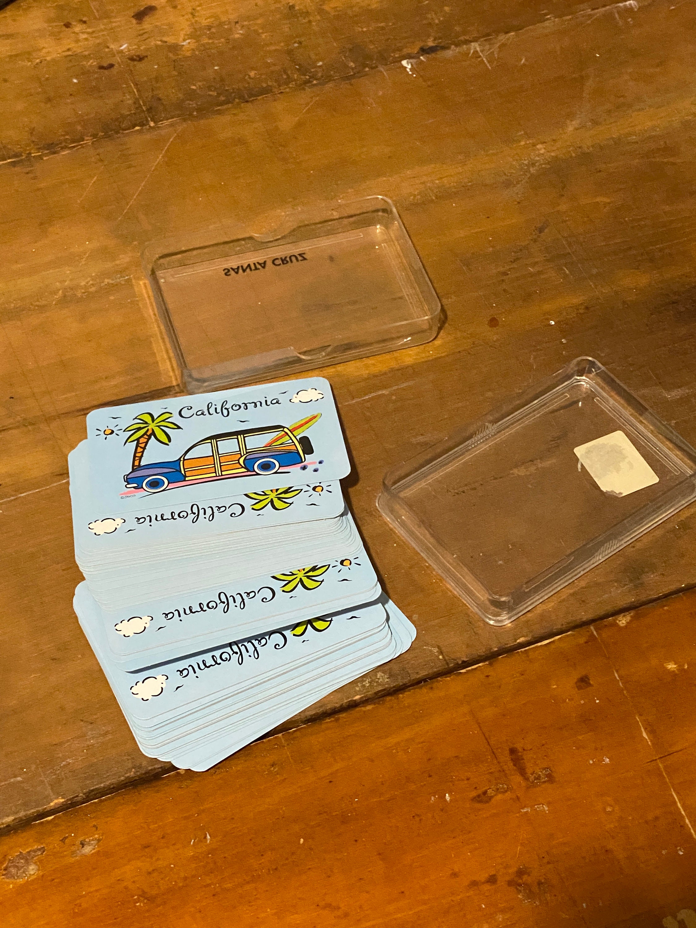 Vintage California Playing Cards & Case Cali Road Trip Vtg USA Games - Etsy