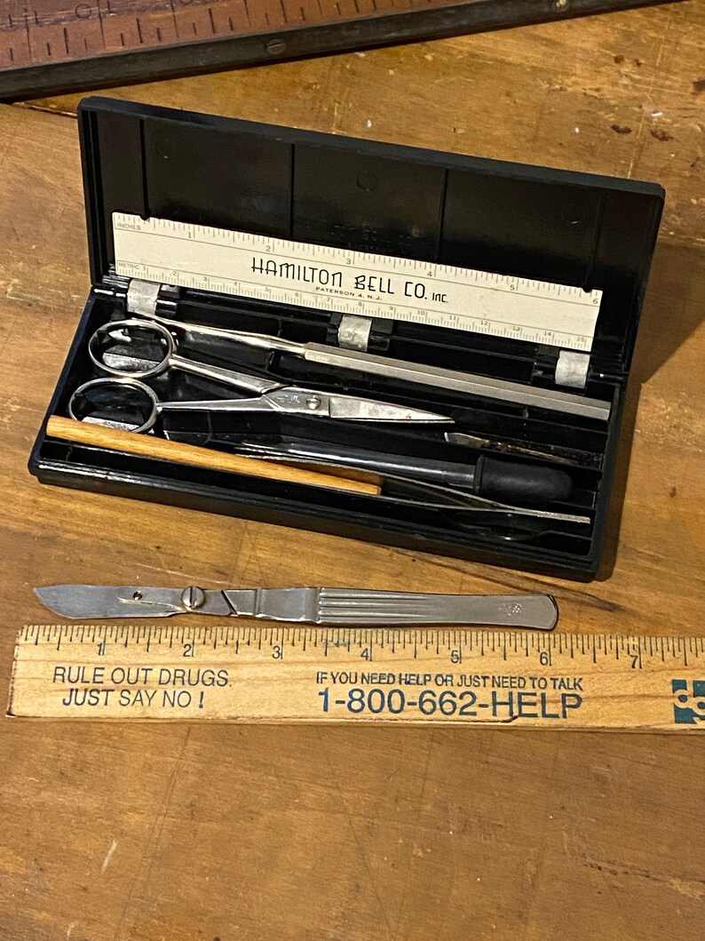 Vintage Hamilton Bell Dissection Set | Vtg Medical Science STEM Supply ...