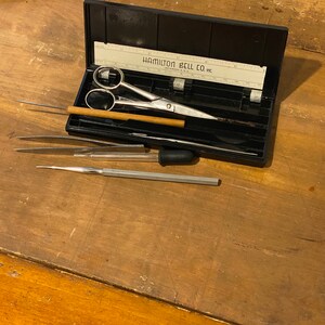 Vintage Hamilton Bell Dissection Set | Vtg Medical Science STEM Supply ...