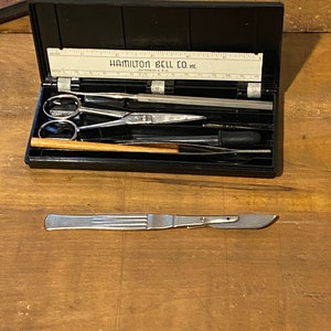 Vintage Hamilton Bell Dissection Set | Vtg Medical Science STEM Supply ...