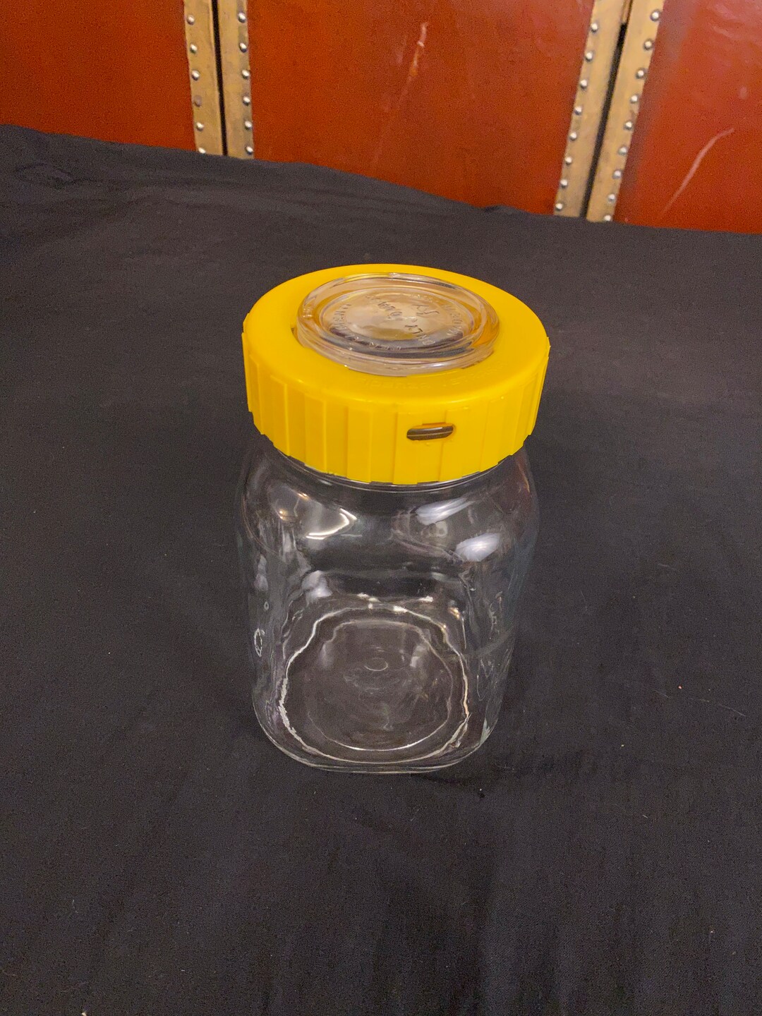 Vintage Italian Glass Pasta Jar | FIDENZA VETRARIA Glass Jar | Vtg Jar ...