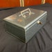Vintage Industrial Metal Lockbox, Cashbox, Toolbox, Tacklebox | Vtg ...
