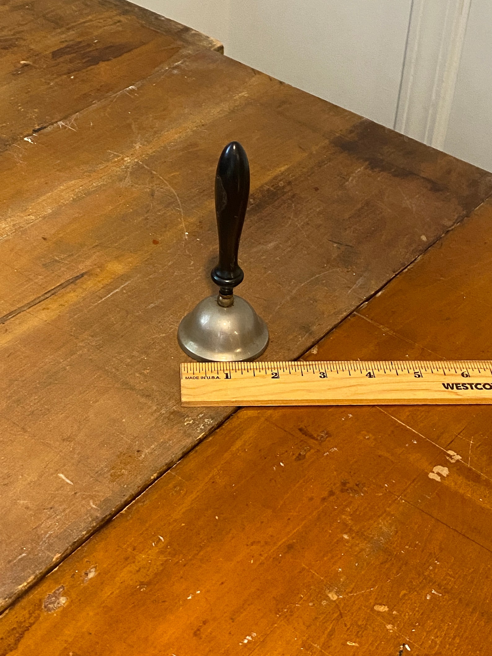 Vintage Bell Handheld Ringer Tabletop Bell Antique Ringer Bell Wedding ...