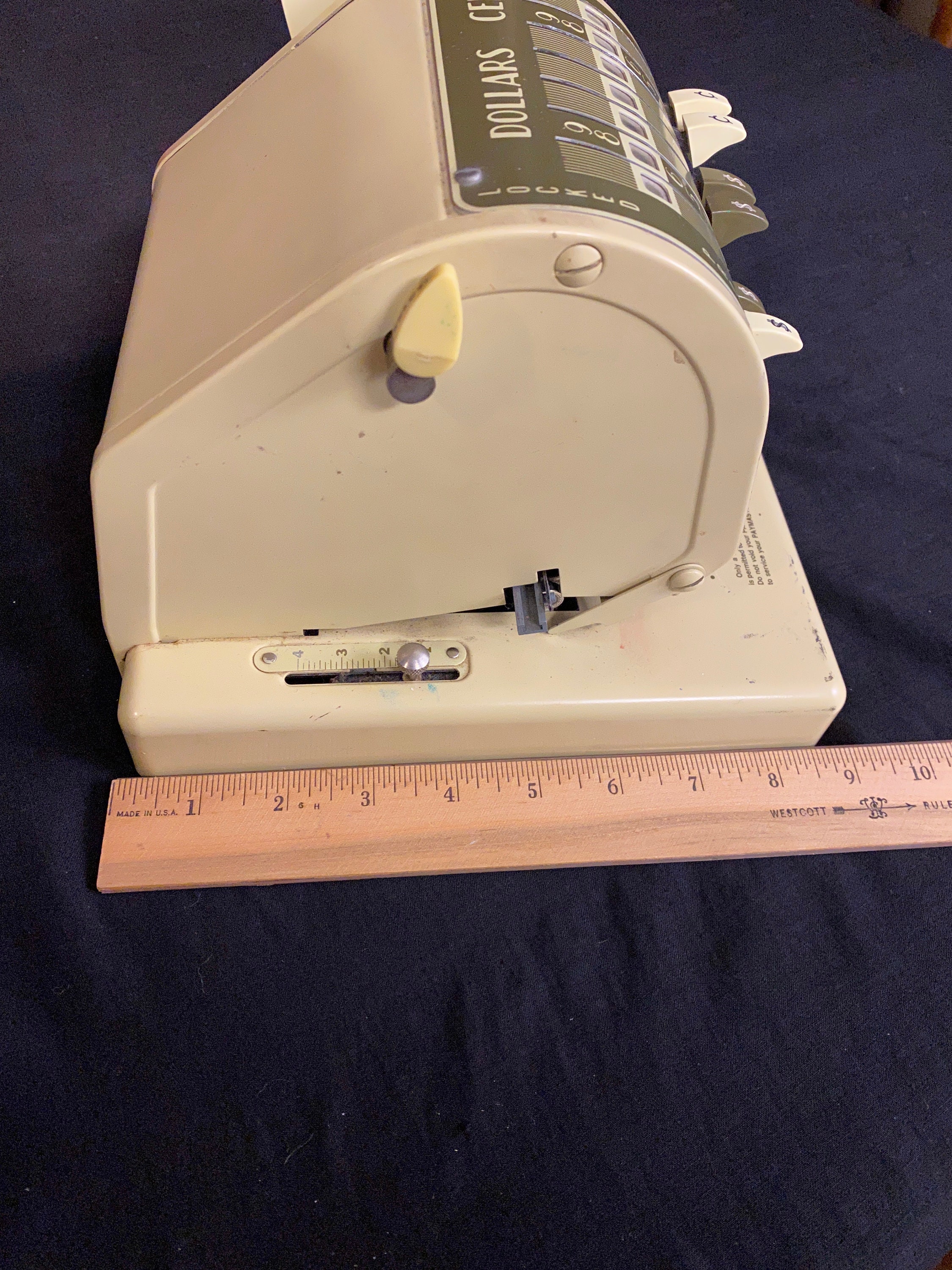 Vintage Paymaster X-550 | Industrial Chicago Office, Retro Mid Century Office Decor | Vtg Check ...