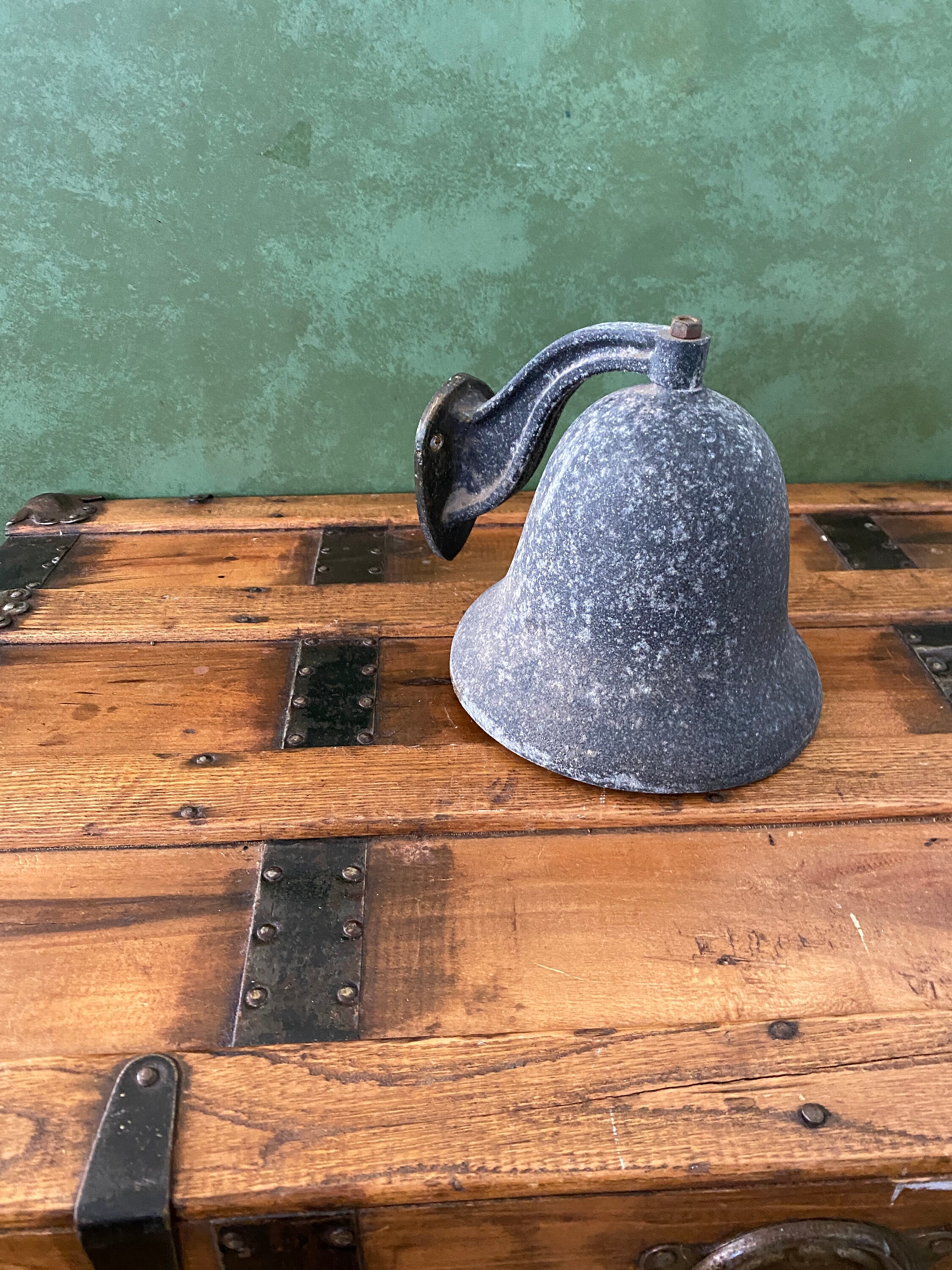 Old Metal Farmhouse Bell Mountable Medium Outdoor Bell - Etsy