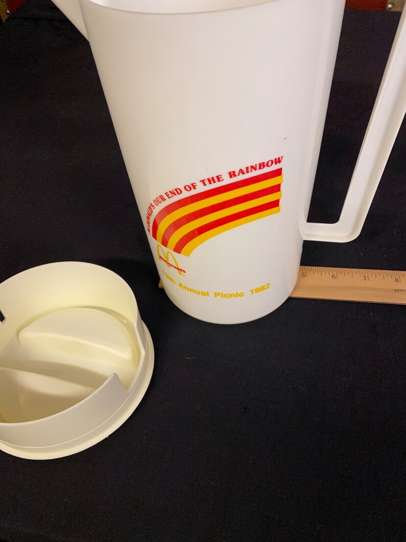 Vintage Mcdonald's Rainbow Pitcher | Vtg Collectible Mcd’s Memorabilia ...