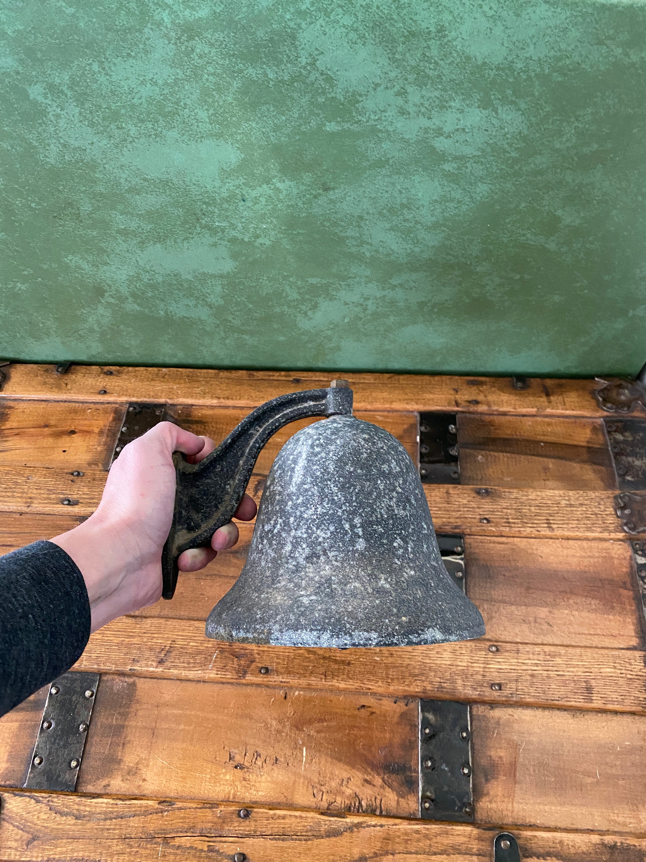 Old Metal Farmhouse Bell Mountable Medium Outdoor Bell - Etsy