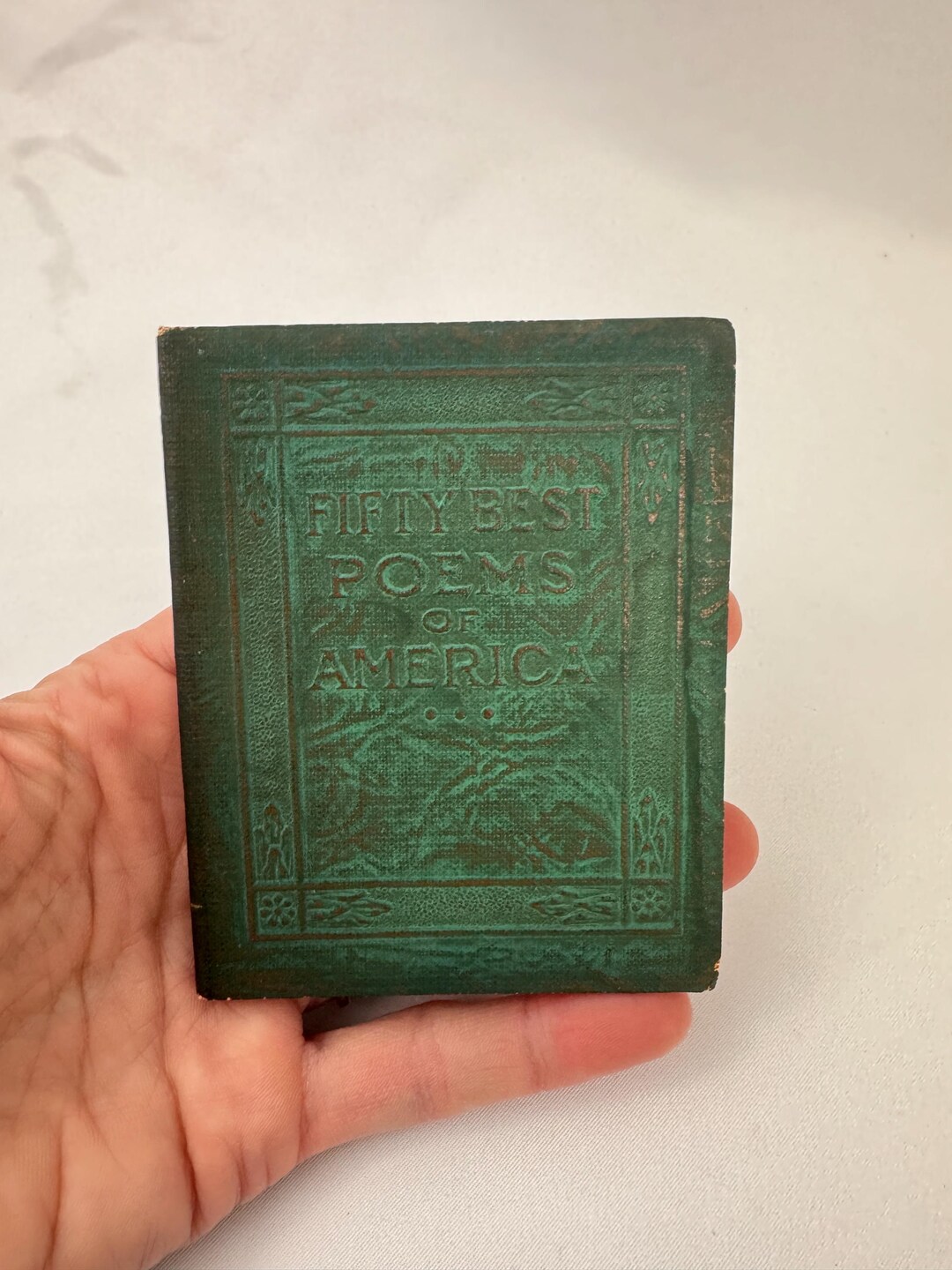 50 Best Poems of America Mini Book | Little Leather Library | Antique ...