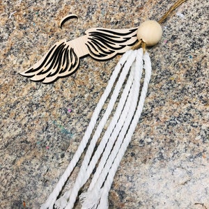 Angel DIY KIT, Ornament Kit, Macrame Rope Angel Kit, Wreath Attachment ...