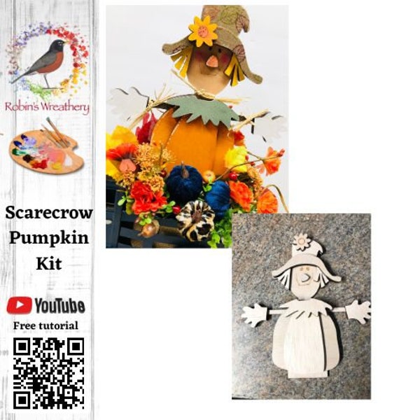 Scarecrow Wreath Kit - Etsy