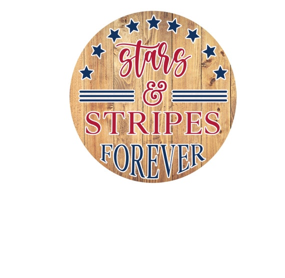 Stars and Stripes Sign for Tier Tray Decor Pixie Wreath - Etsy