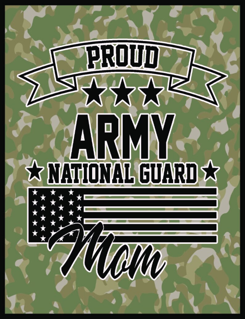 PROUD National Army Guard Mom/dad/or Other Sign or License - Etsy