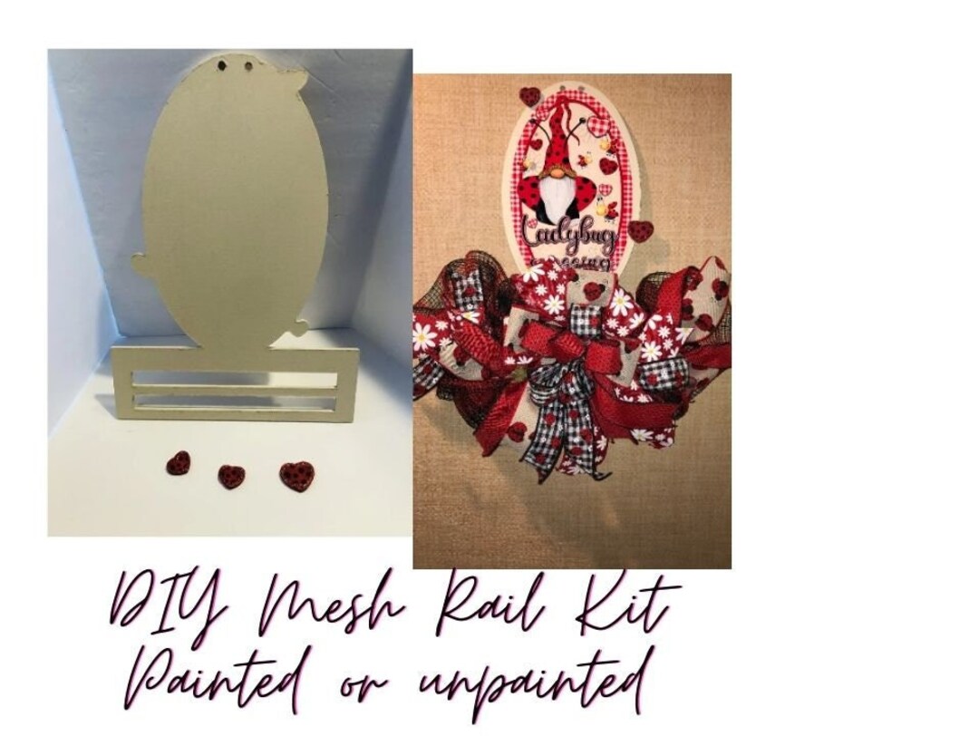 OVAL Ladybug Rail, UNPAINTED, or Painted for a Fee See in Choices, Oval ...