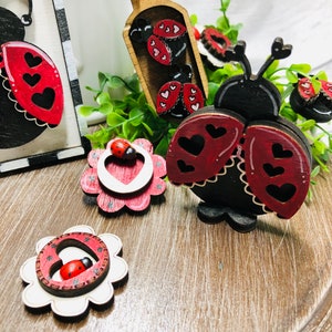 Ladybug Gumball Filler DIY Set, Ladybug Tier Tray Set, DIY Gumball ...