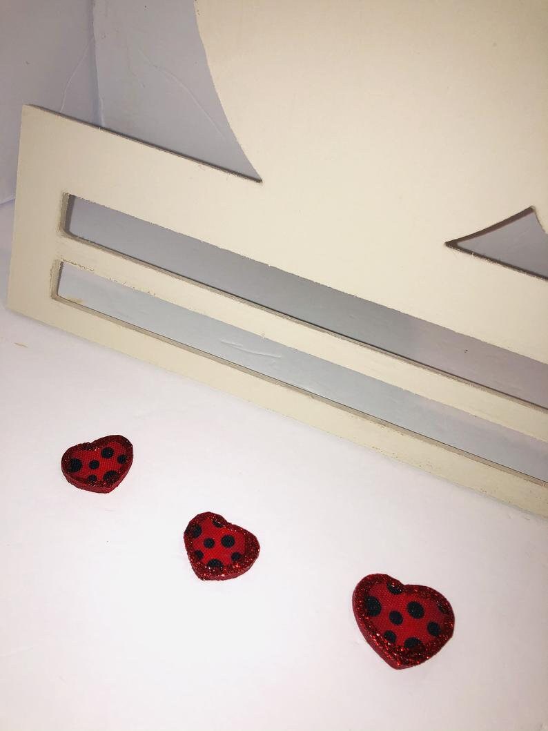 OVAL Ladybug Rail UNPAINTED or Painted for a Fee See in | Etsy
