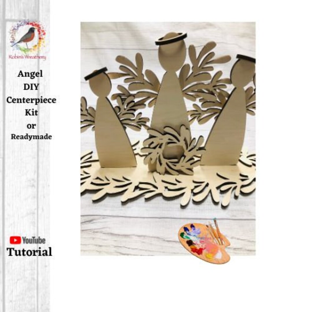 Angel DIY Door Hanger , or Wreath Attachment, Wall Decor, Christmas ...