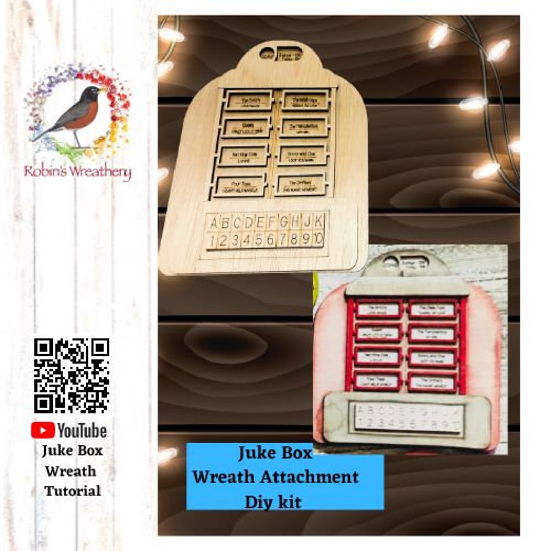 Love Shack DIY Juke Box DIY Kit, Love Shack Hotel, Paint Party Kit ...