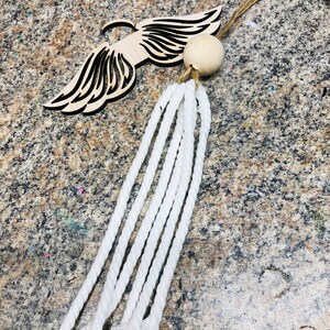 Angel DIY KIT, Ornament Kit, Macrame Rope Angel Kit, Wreath Attachment ...